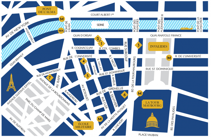 Campus Map | The American University of Paris