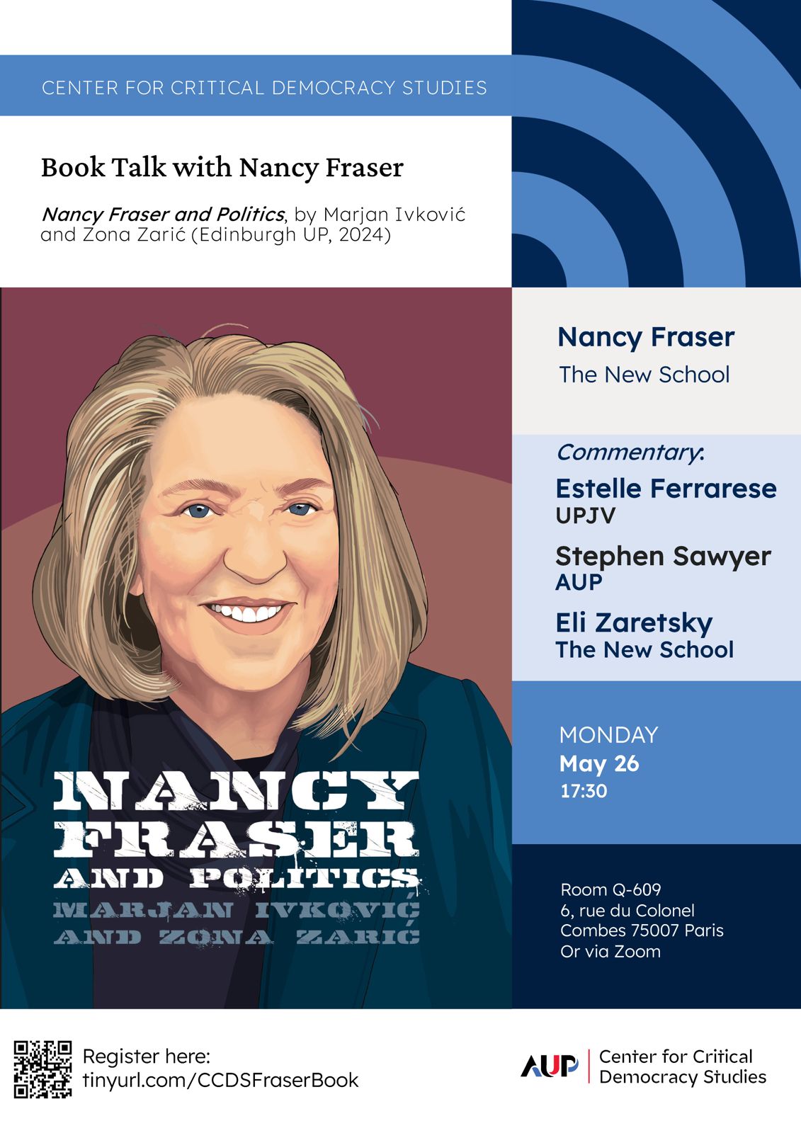 Book launch "Nancy Fraser and Politics", in the presence of Nancy ...